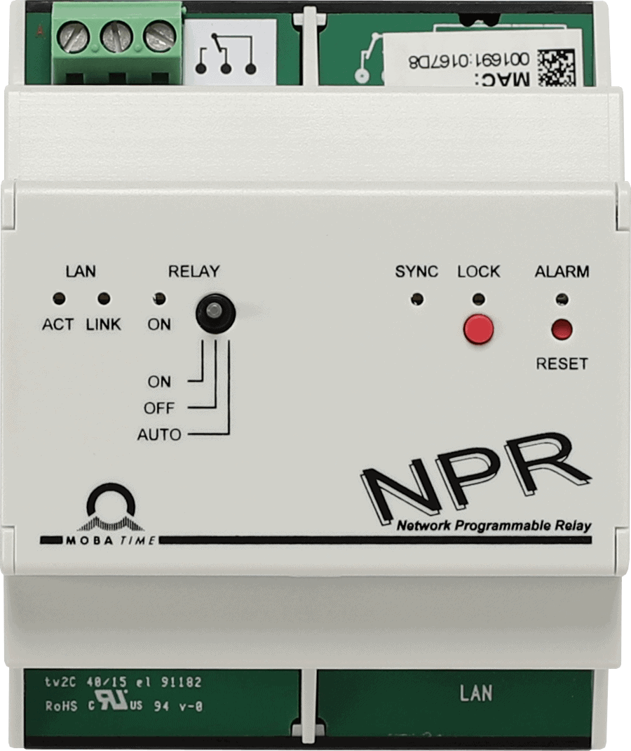 Network Programmable Relay NPR – Relays – MOBATIME – Global Website