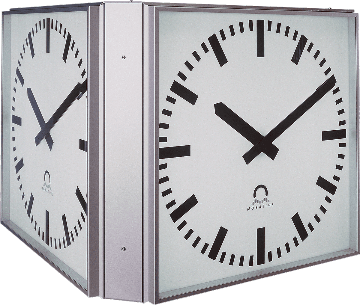 PROFILINE 4-SIDED Analogue Outdoor Clock – MOBATIME